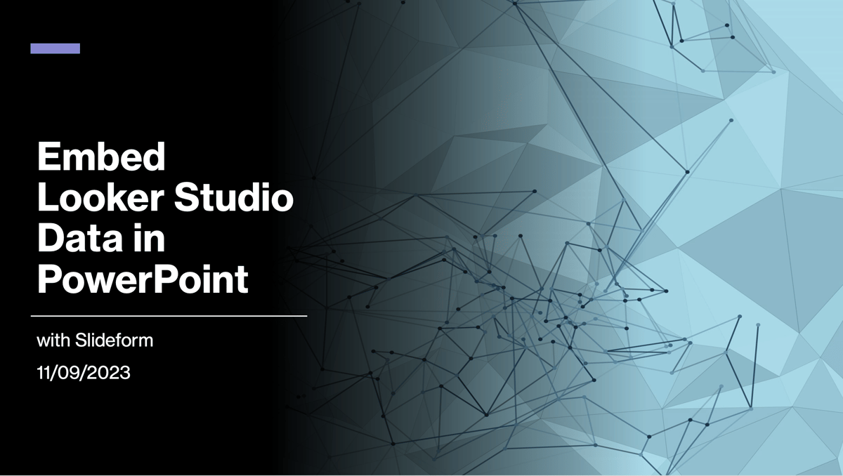 How to Embed Looker Studio Charts in Slides