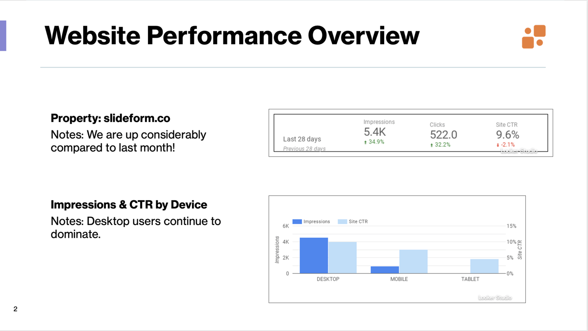 How to Embed Looker Studio Charts in Slides
